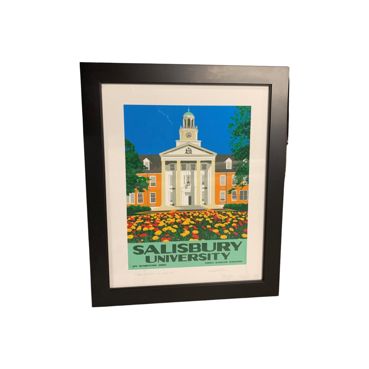 Framed 16X20 Holloway Hall | Salisbury University Bookstore