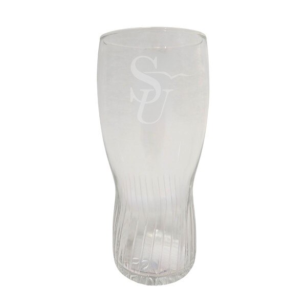 Pub Glass Etched Vert SU Logo| Salisbury University Bookstore